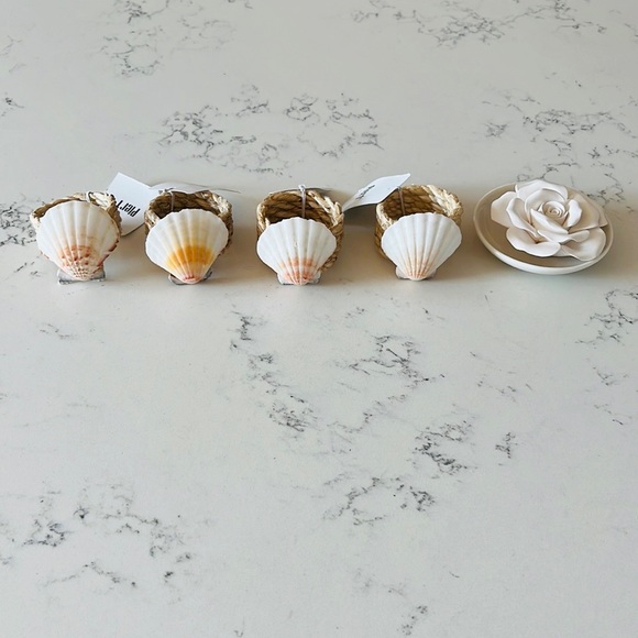 Pier 1 | Dining | Pier Natural Seashell Napkin Rings Set | Poshmark
